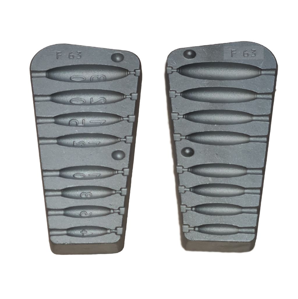 Forma wędkarska 063 ( 4 * 6 * 8 * 10 * 12 * 15 * 20 * 30 gram ) – Formy ...